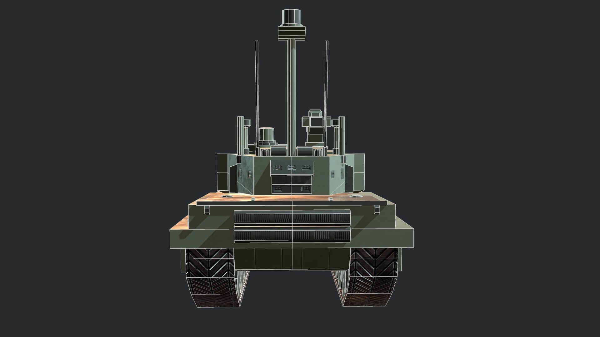 Modern MBT Tank - 3D Model by PaburoVIII