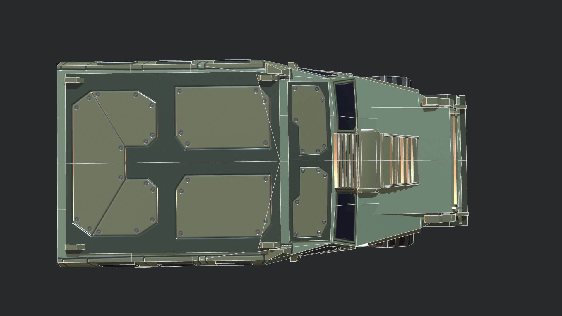 MRAP Armored Vehicle - 3D Model by PaburoVIII
