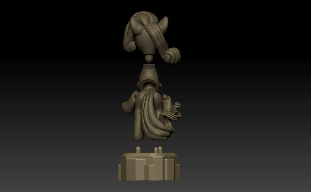 My Little Pony Unicorn Rarity - 3D Model by PaburoVIII