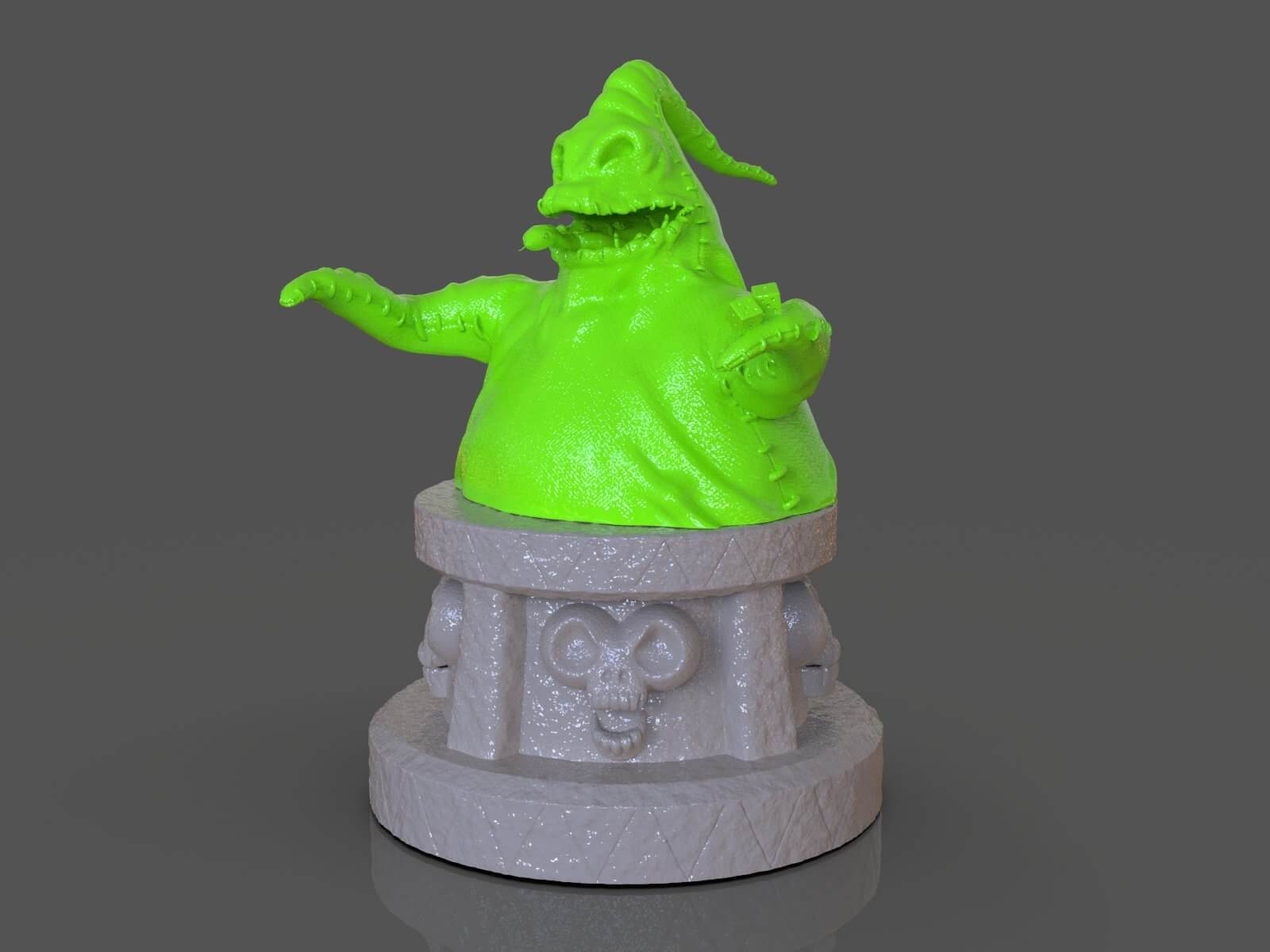 Oogie Boogie Bust - 3D Print Model by PaburoVIII