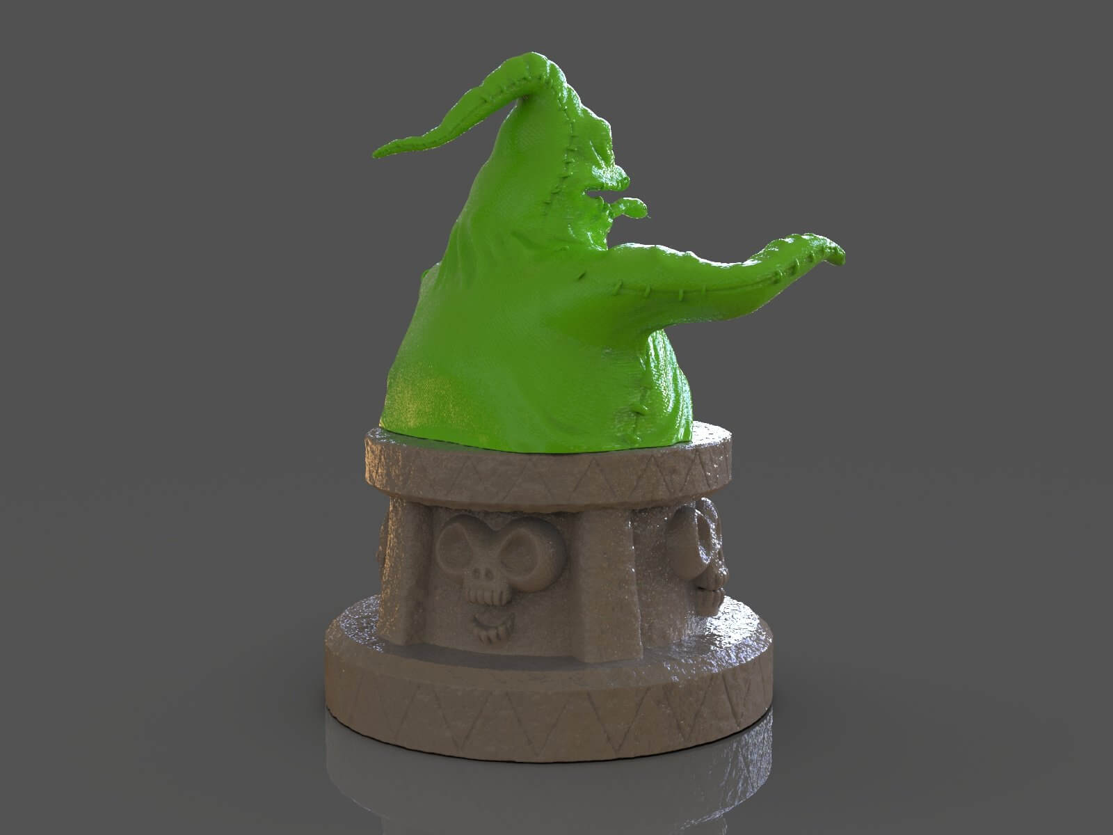 Oogie Boogie Bust - 3D Model by PaburoVIII