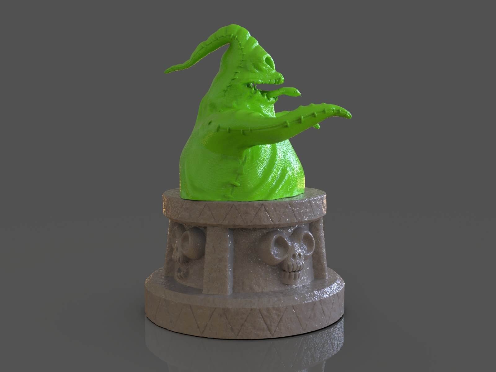 Oogie Boogie Bust - 3D Model by PaburoVIII