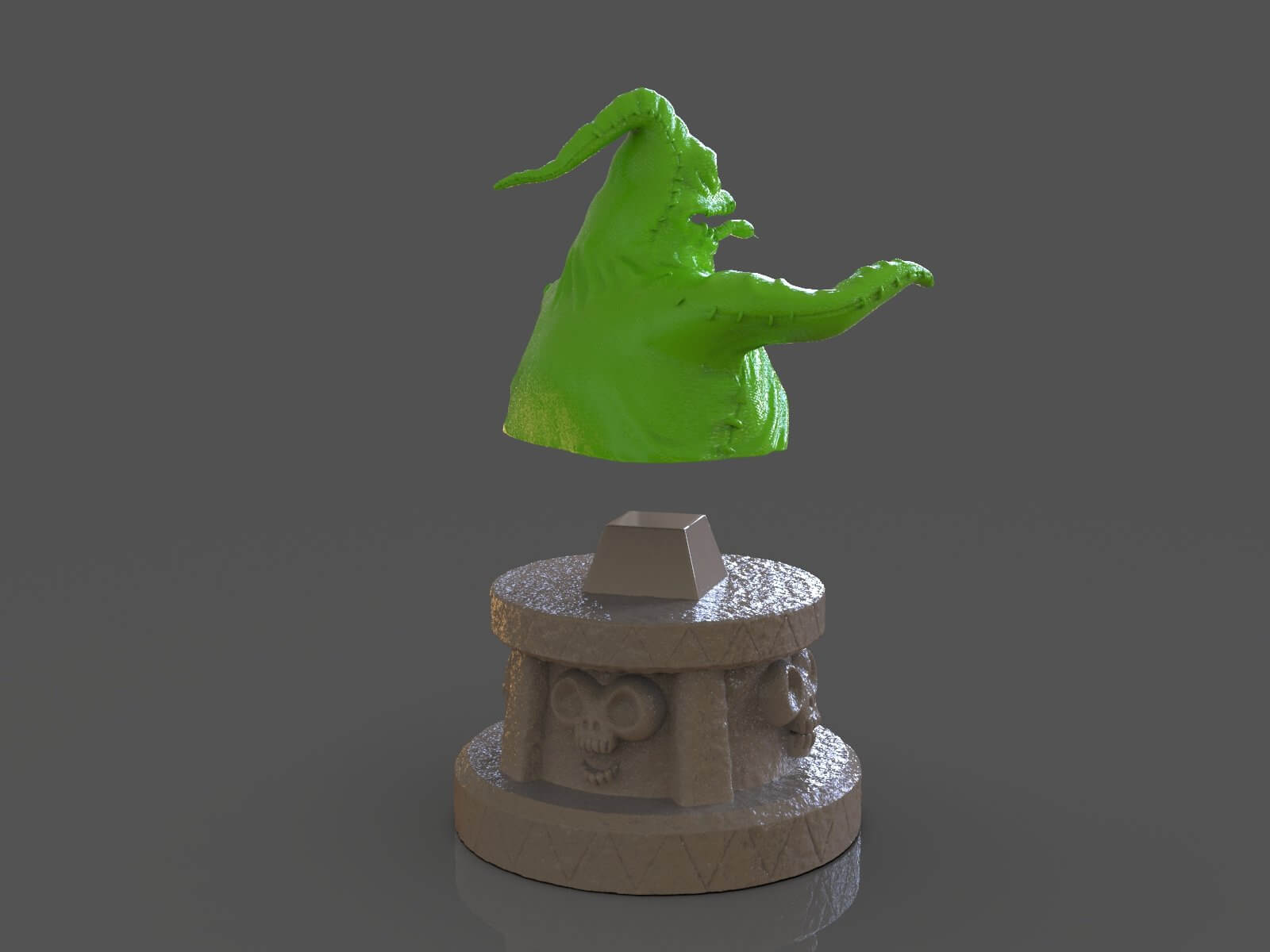 Oogie Boogie Bust - 3D Model by PaburoVIII