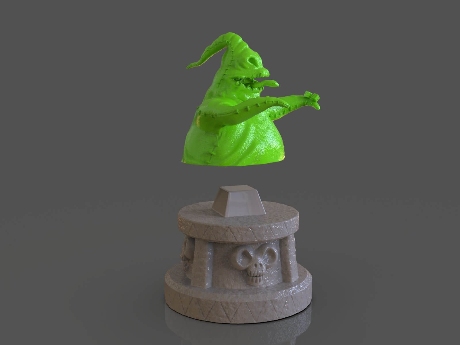 Oogie Boogie Bust - 3D Model by PaburoVIII