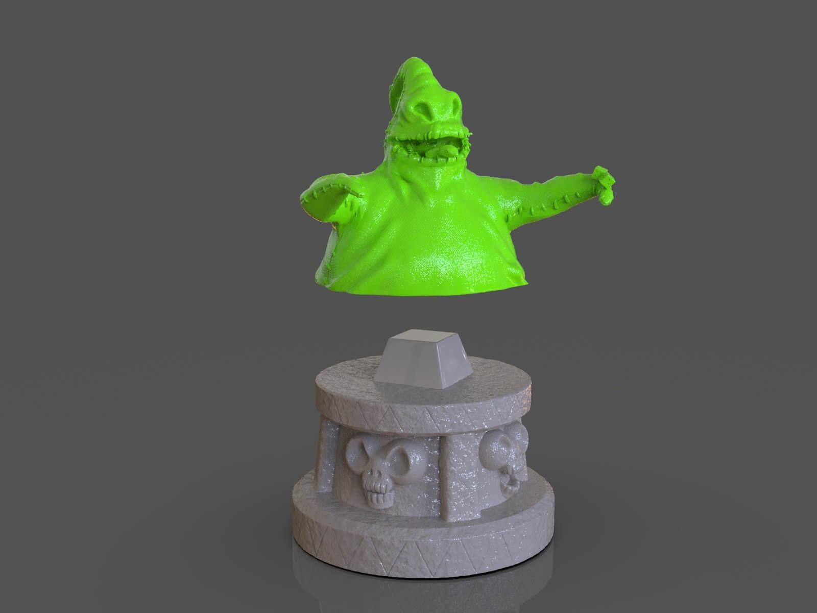 Oogie Boogie Bust - 3D Model by PaburoVIII