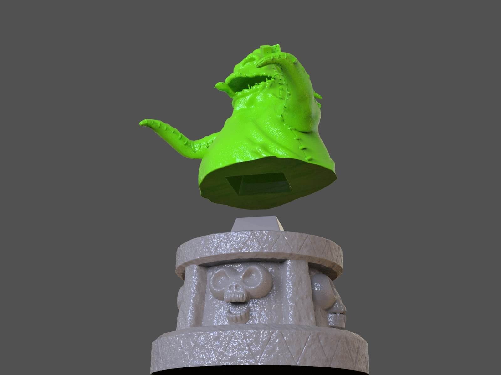 Oogie Boogie Bust - 3D Model by PaburoVIII