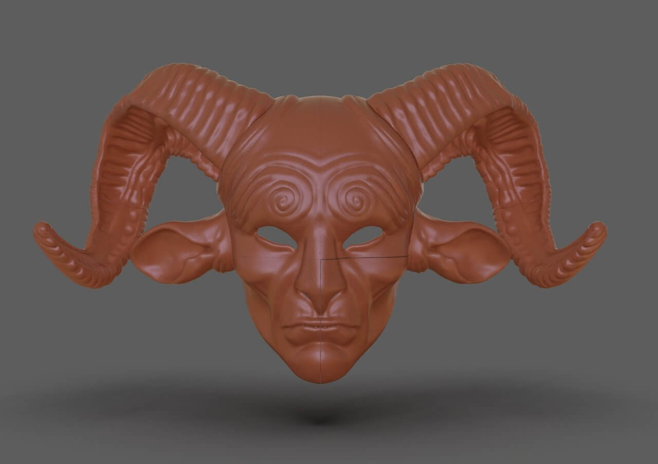 Pans Labyrinth Mask - 3D Model by PaburoVIII