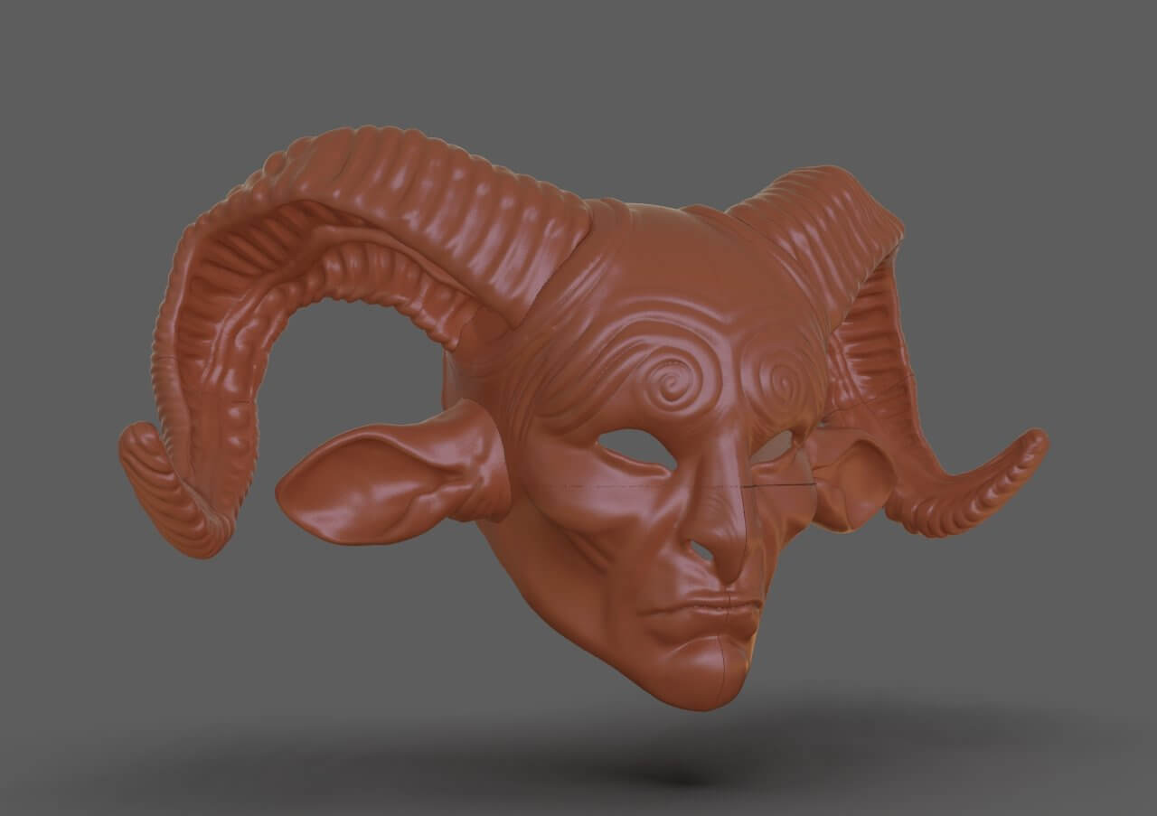 Pans Labyrinth Mask - 3D Model by PaburoVIII