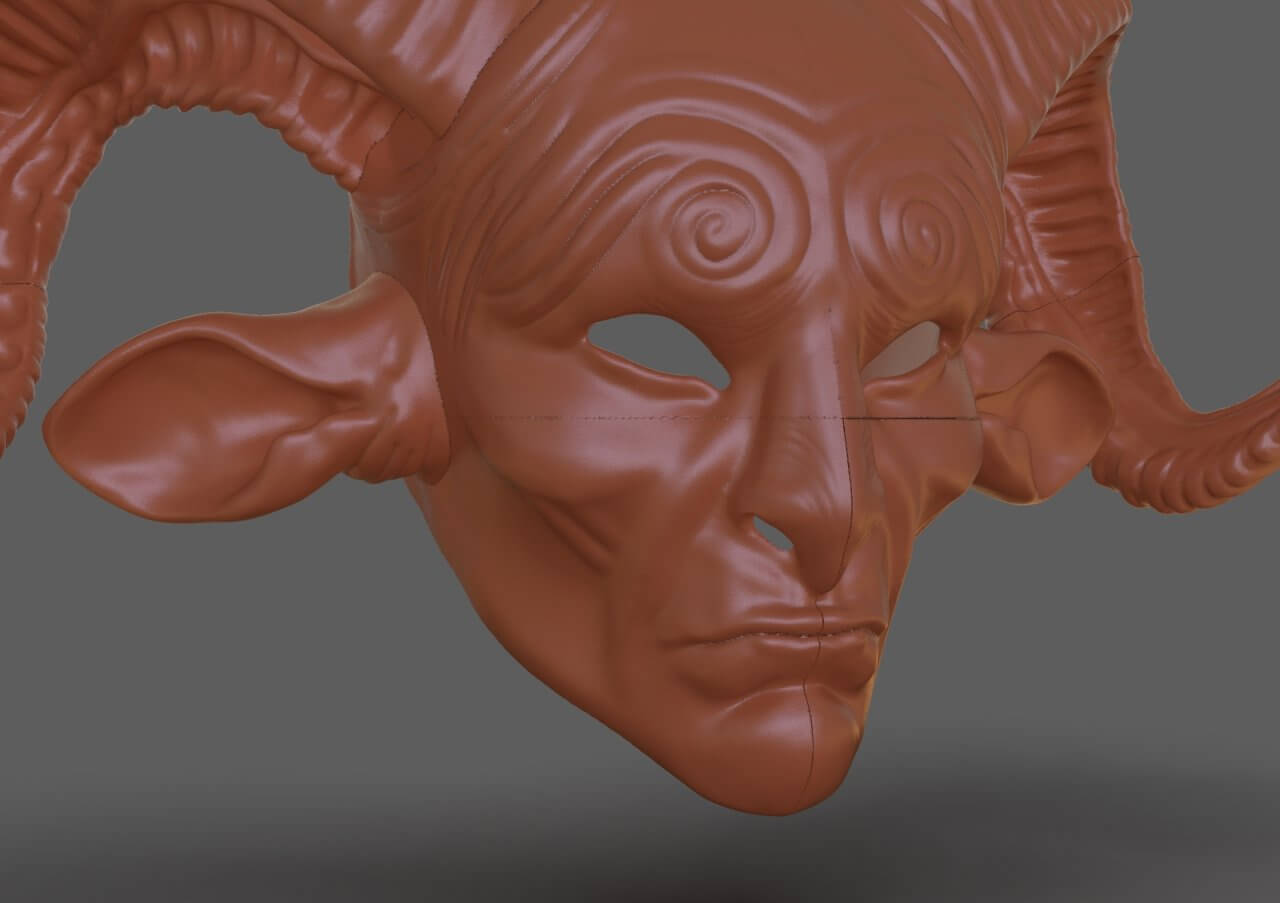 Pans Labyrinth Mask - 3D Model by PaburoVIII