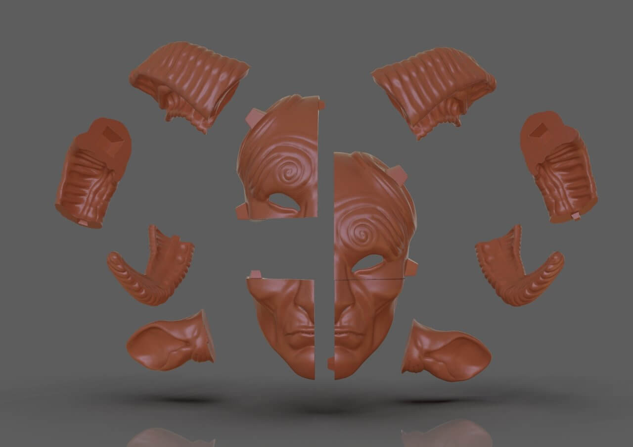 Pans Labyrinth Mask - 3D Model by PaburoVIII