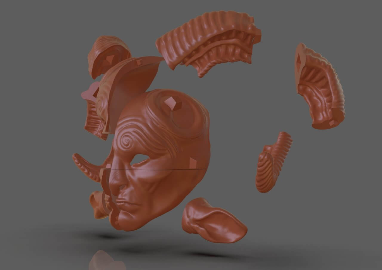 Pans Labyrinth Mask - 3D Model by PaburoVIII