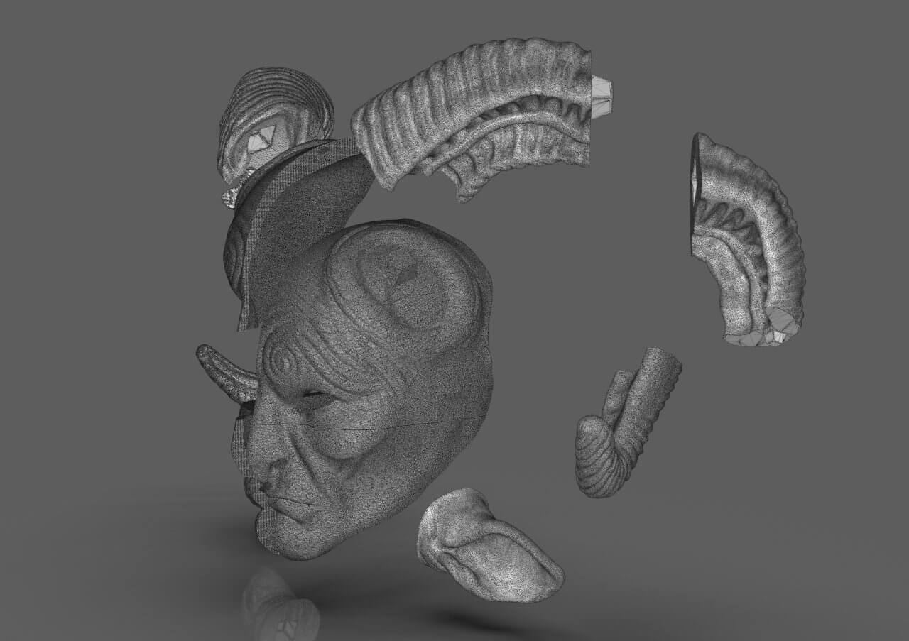 Pans Labyrinth Mask - 3D Model by PaburoVIII