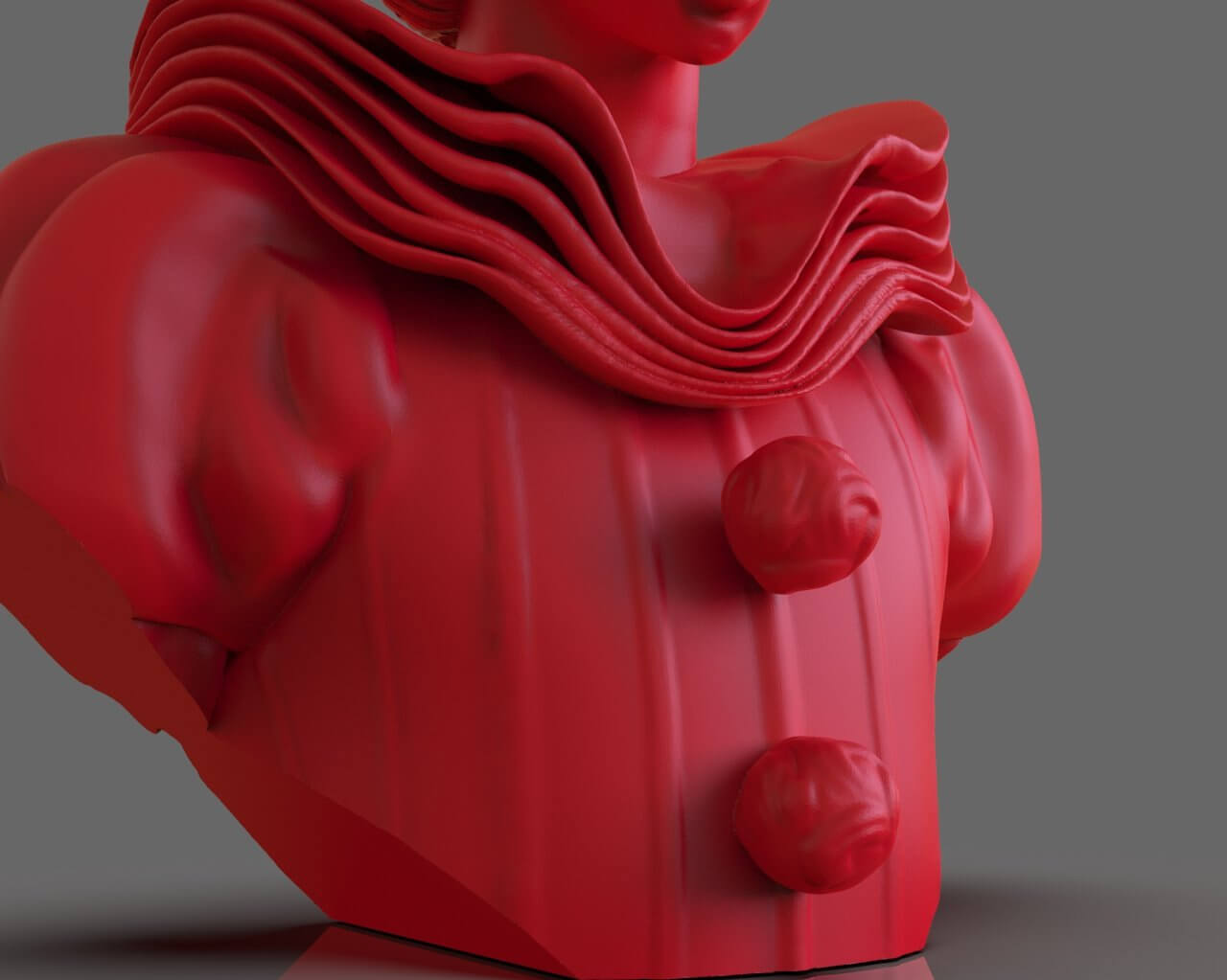 Pennywise IT 2017 Bust - 3D Model by PaburoVIII