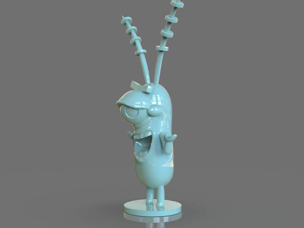 Plankton Arttoy - Free 3D Model by PaburoVIII