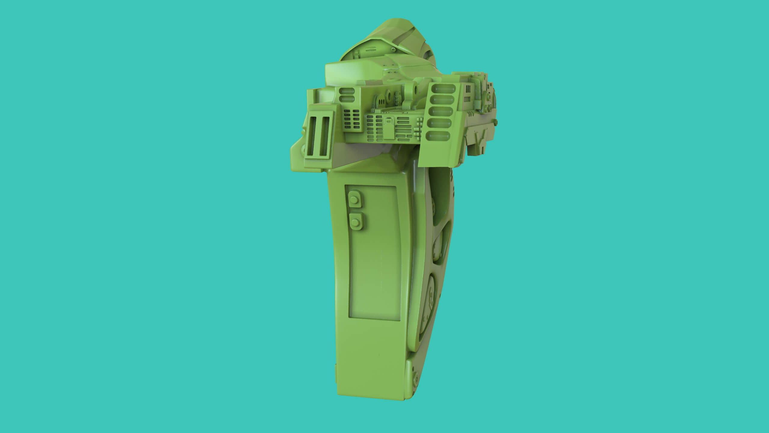 Predator Backpack Art Toy - 3D Model by PaburoVIII