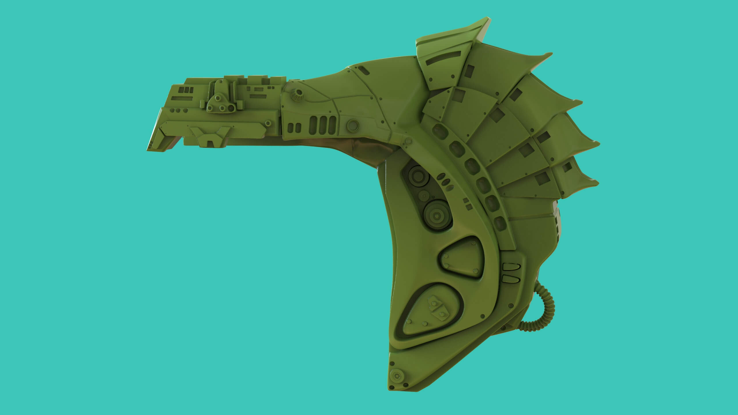 Predator Backpack Art Toy - 3D Model by PaburoVIII