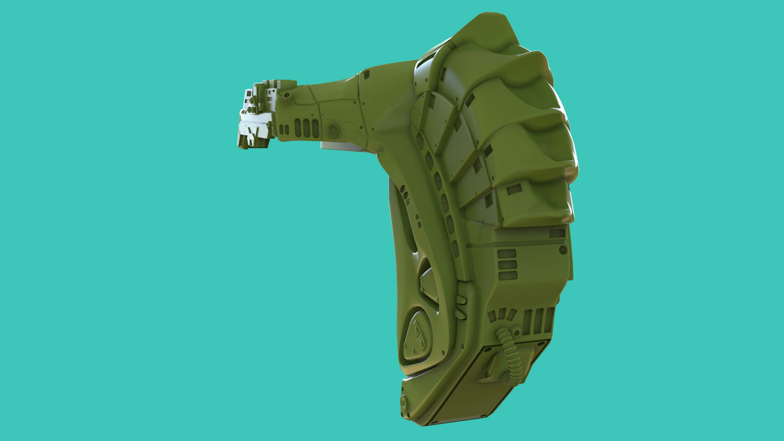 Predator Backpack Art Toy - 3D Model by PaburoVIII