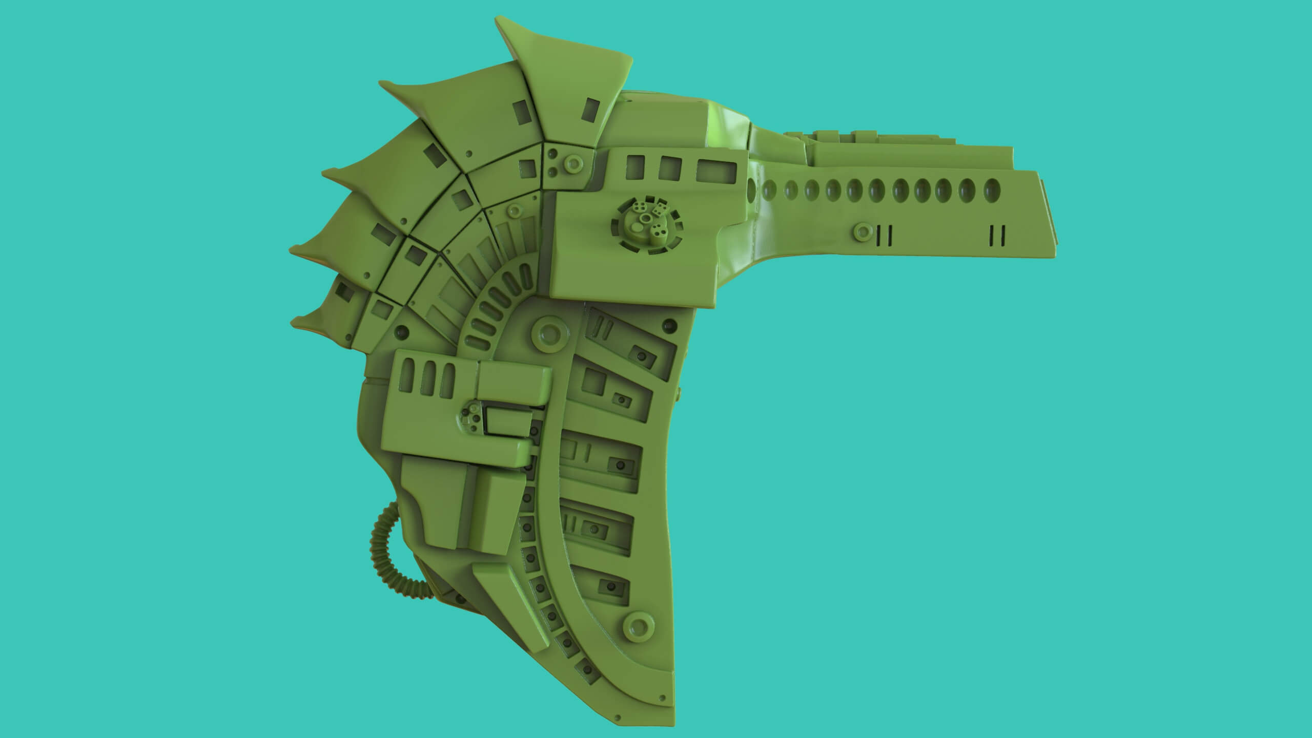 Predator Backpack Art Toy - 3D Model by PaburoVIII