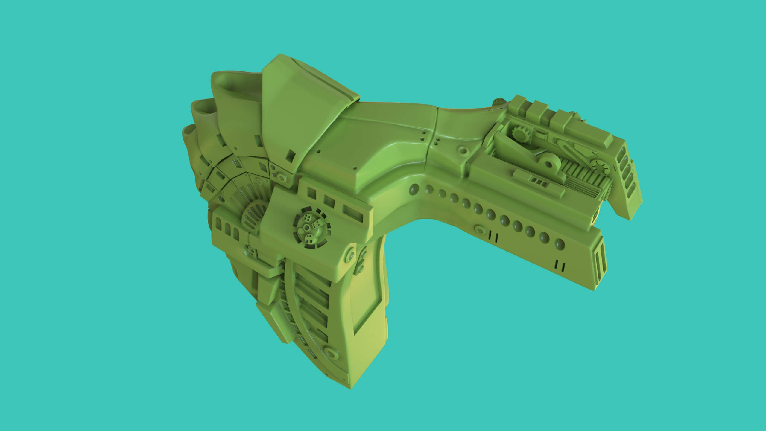 Predator Backpack Art Toy - 3D Model by PaburoVIII