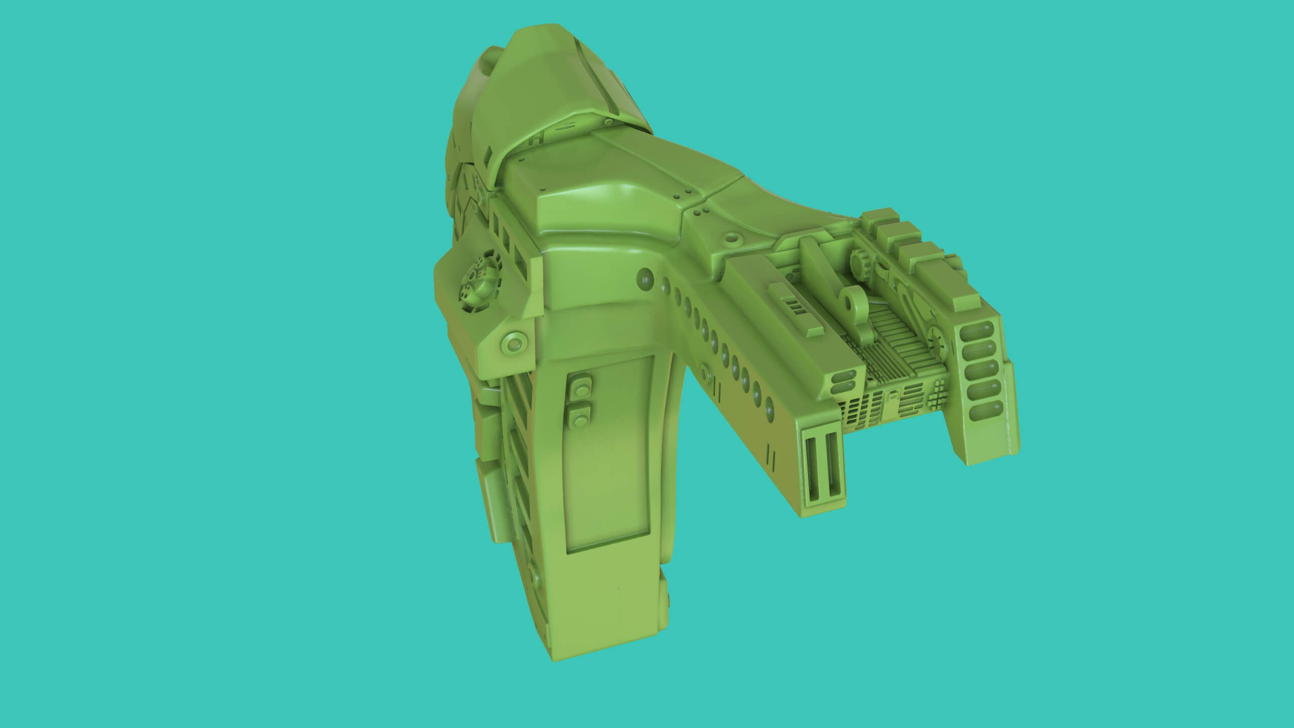 Predator Backpack Art Toy - 3D Model by PaburoVIII