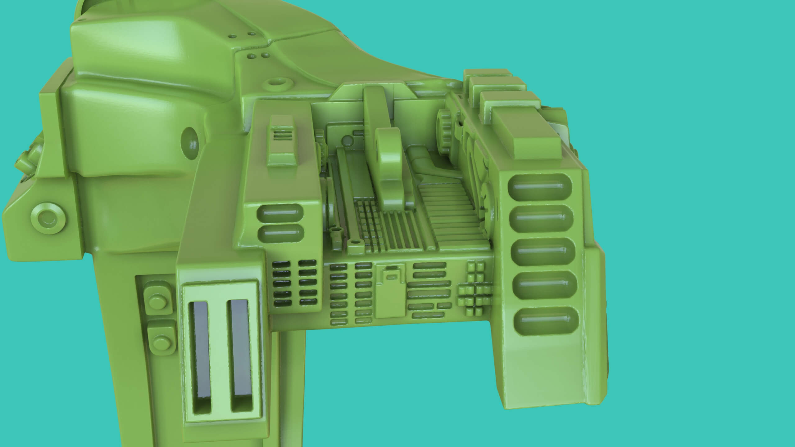 Predator Backpack Art Toy - 3D Model by PaburoVIII