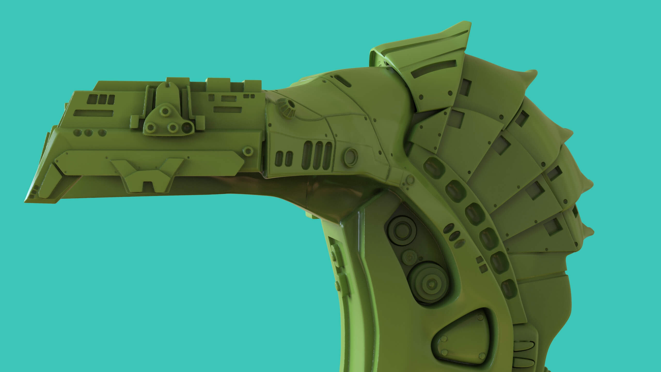 Predator Backpack Art Toy - 3D Model by PaburoVIII