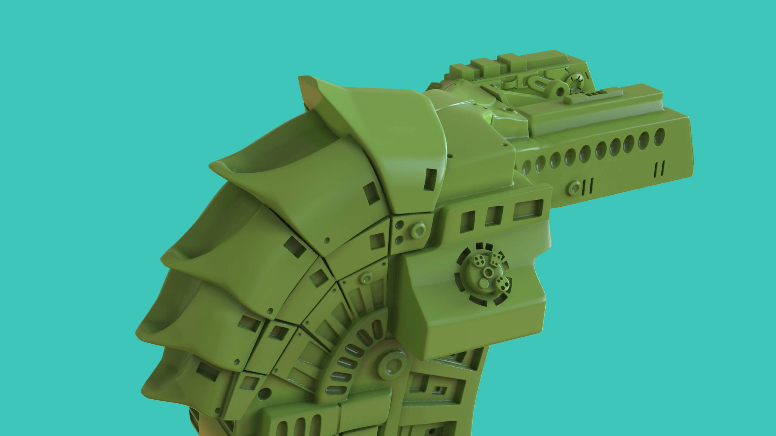 Predator Backpack Art Toy - 3D Model by PaburoVIII