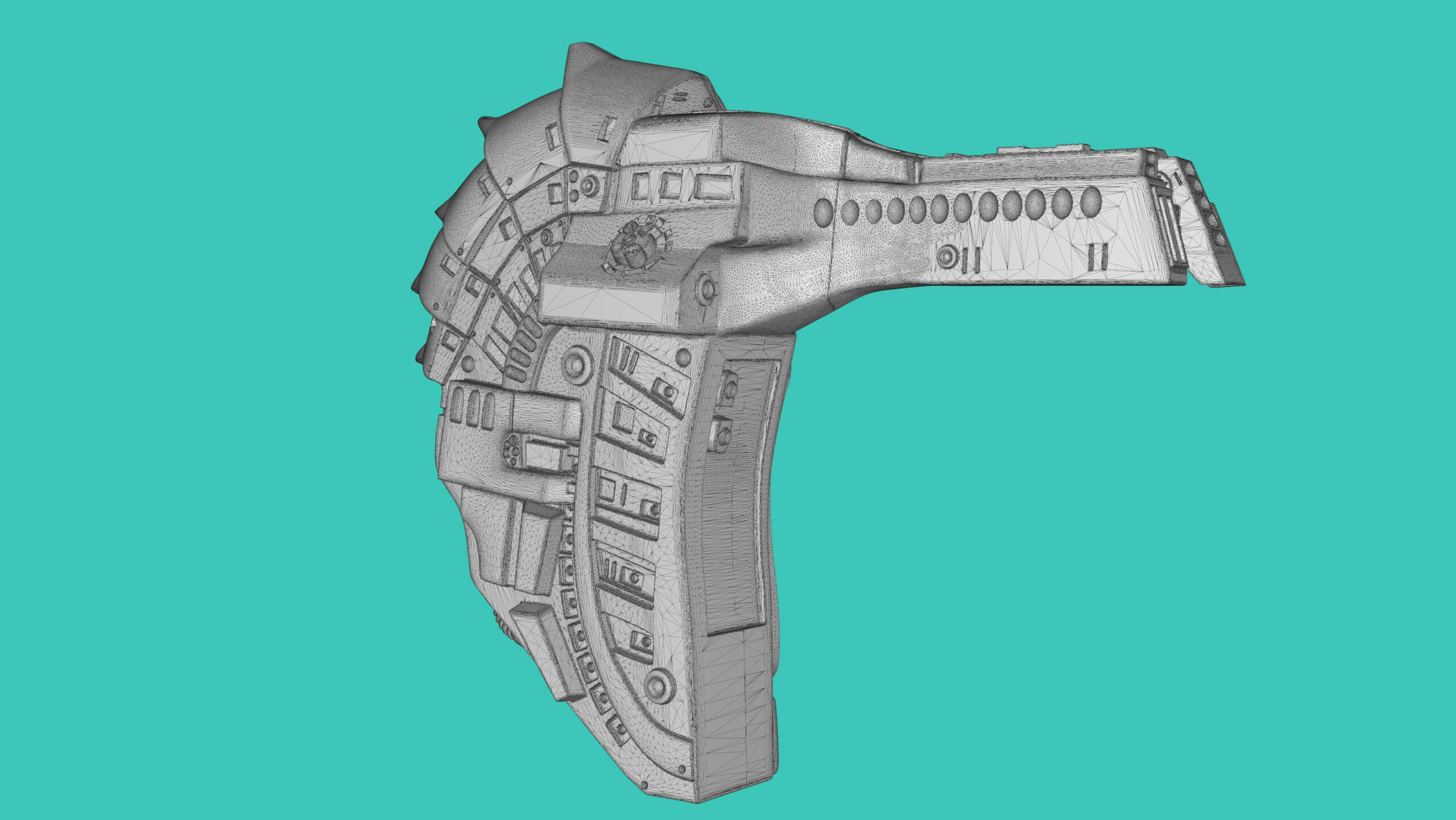 Predator Backpack Art Toy - 3D Model by PaburoVIII