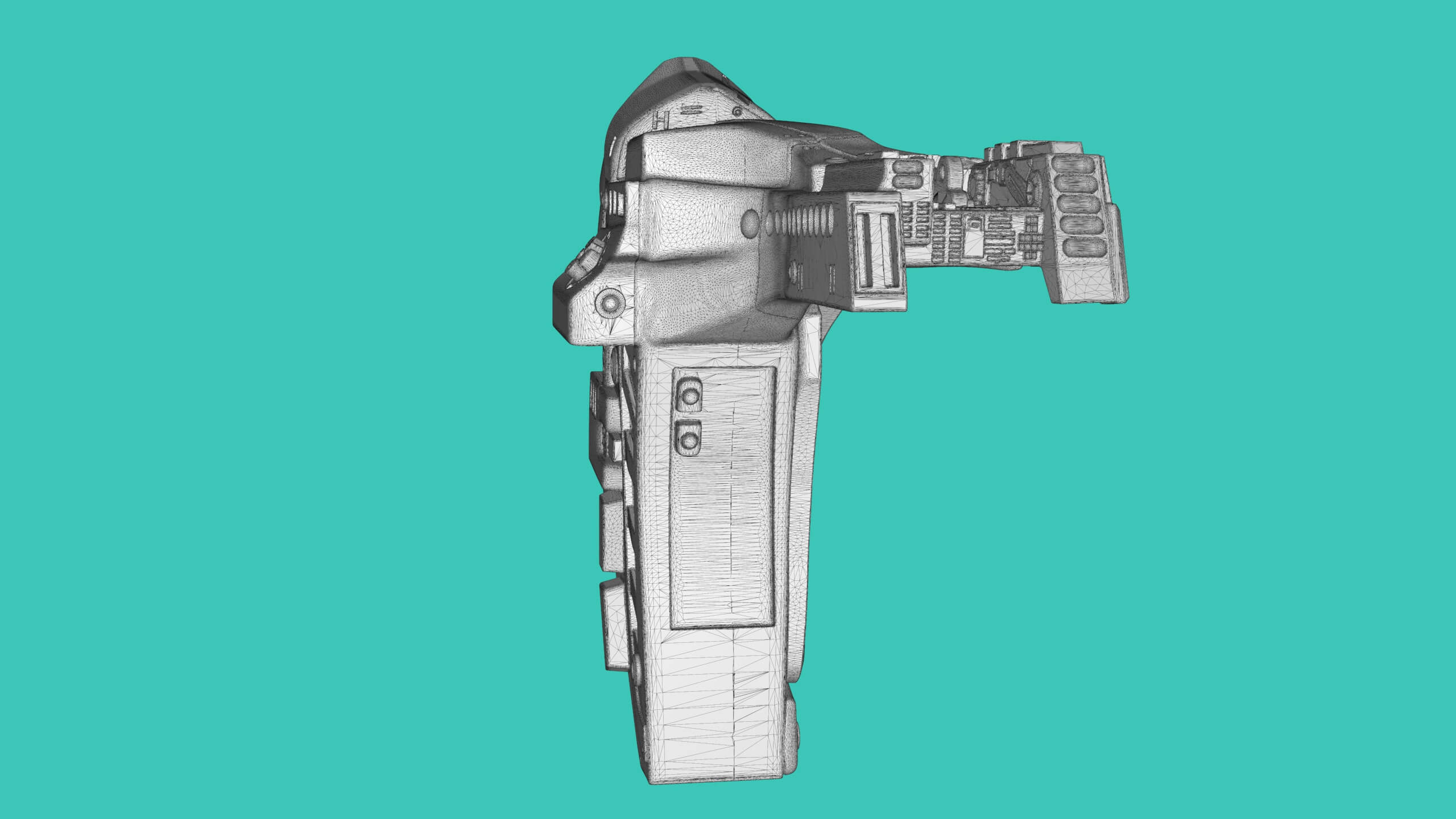 Predator Backpack Art Toy - 3D Model by PaburoVIII