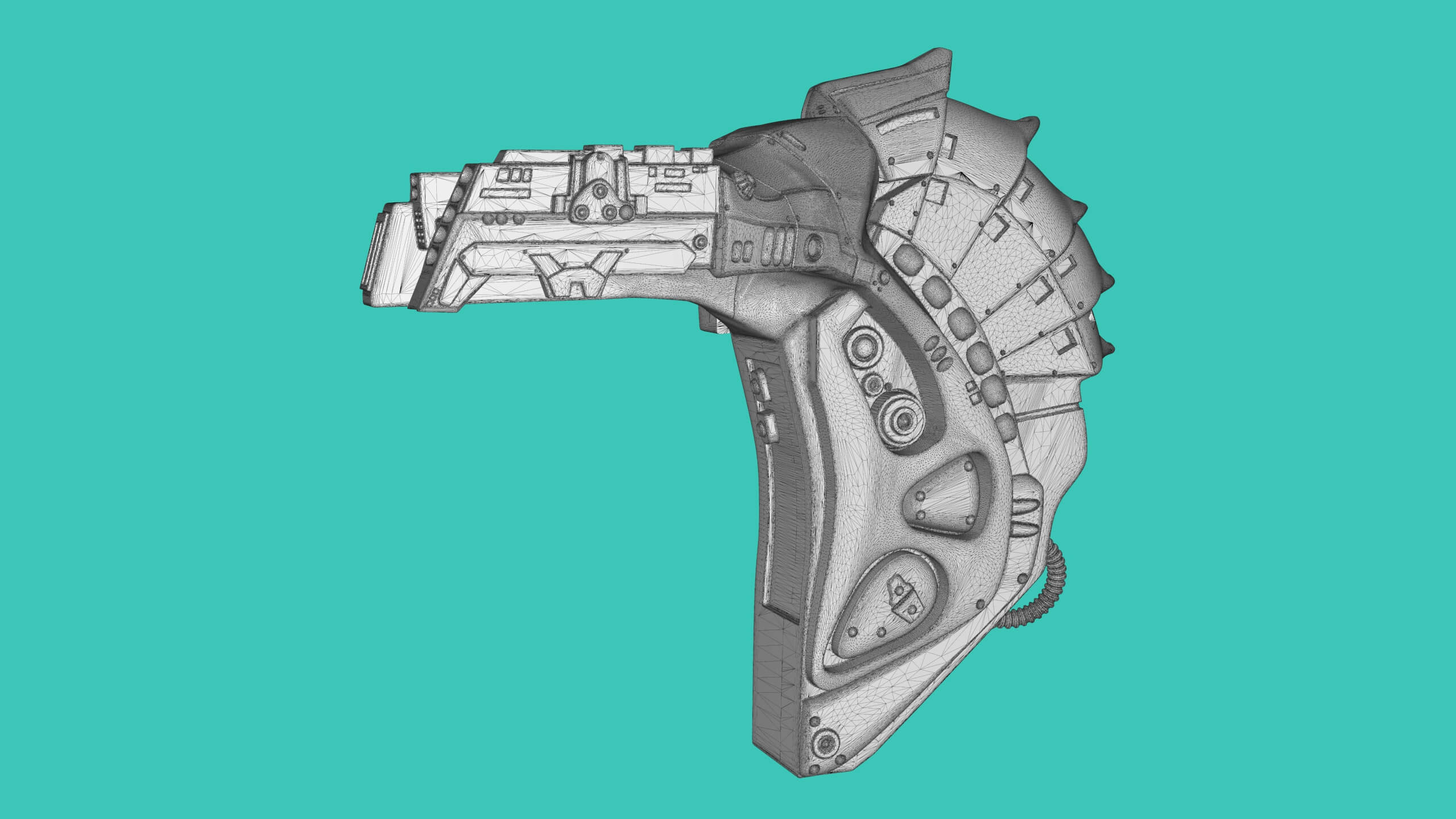 Predator Backpack Art Toy - 3D Model by PaburoVIII