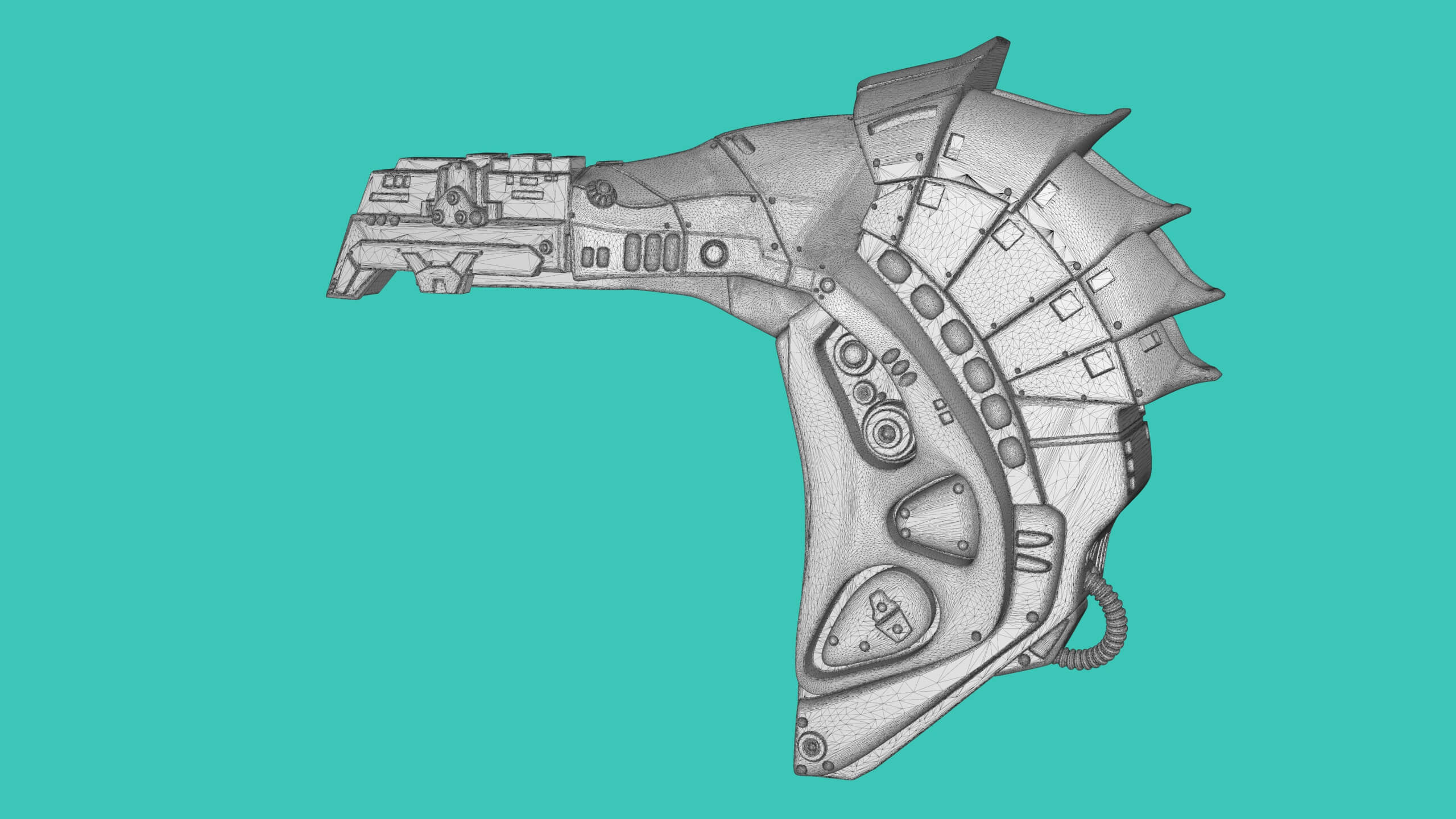 Predator Backpack Art Toy - 3D Model by PaburoVIII