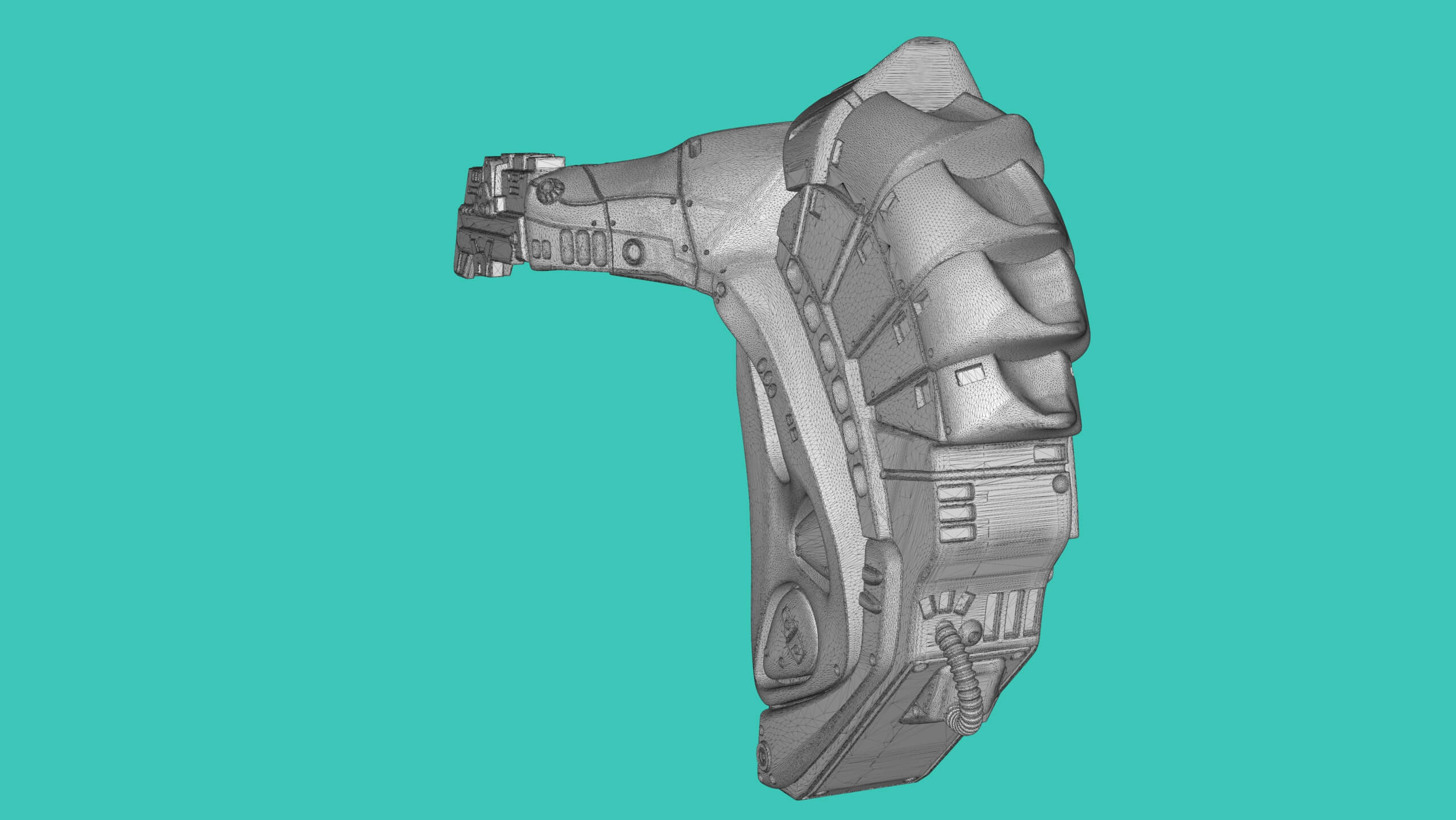 Predator Backpack Art Toy - 3D Model by PaburoVIII