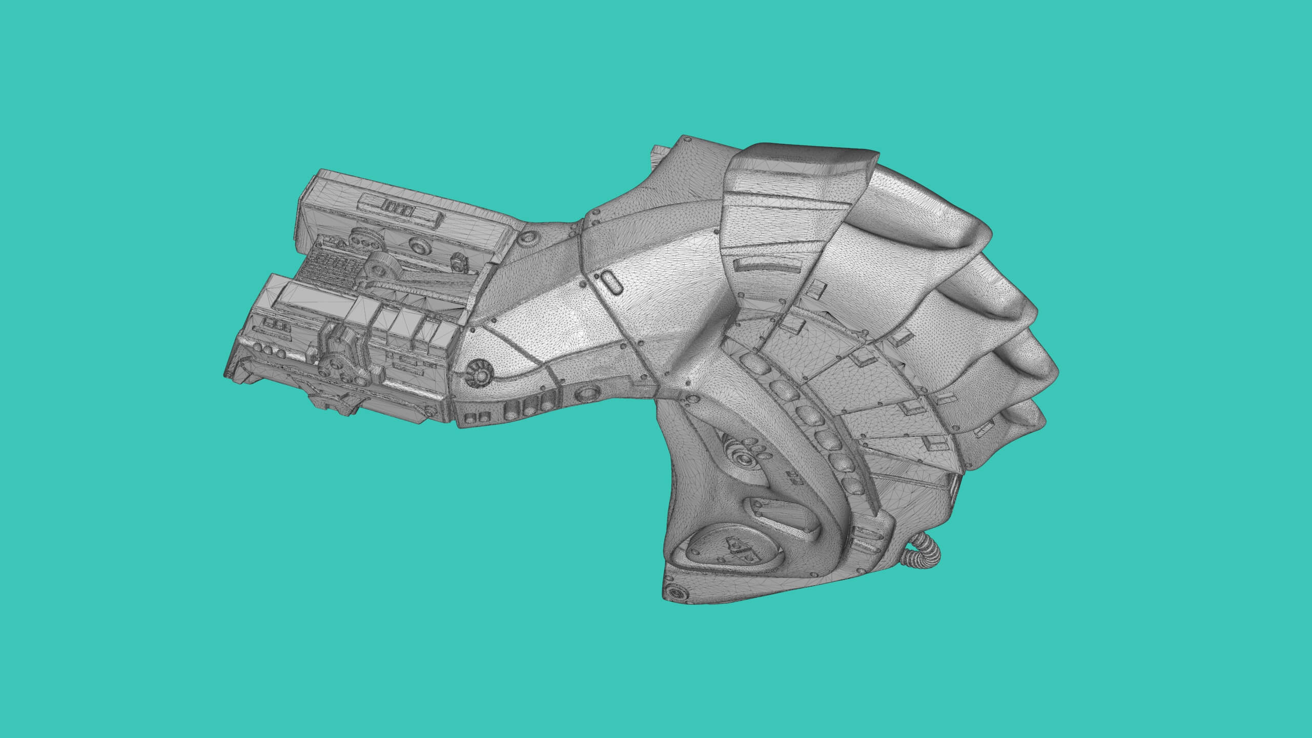 Predator Backpack Art Toy - 3D Model by PaburoVIII