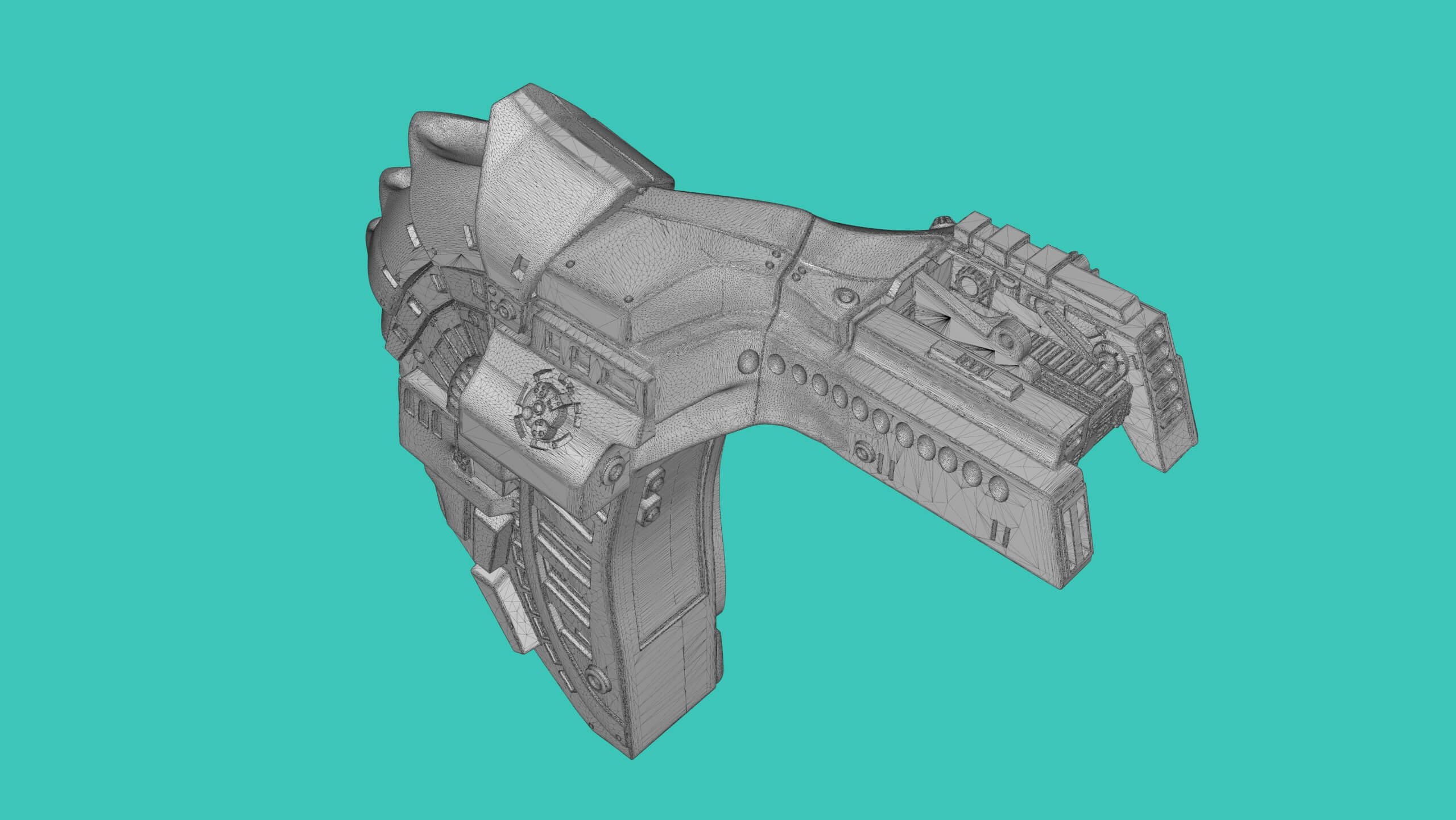 Predator Backpack Art Toy - 3D Model by PaburoVIII