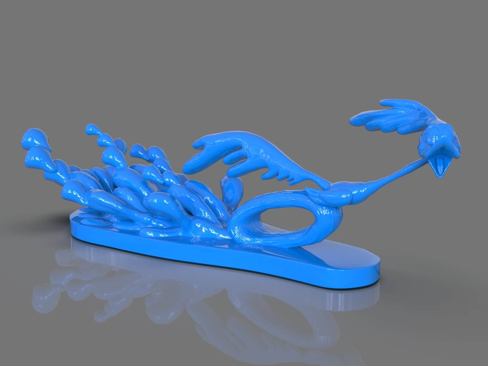 Road Runner Sculpture - 3D Print Model by PaburoVIII