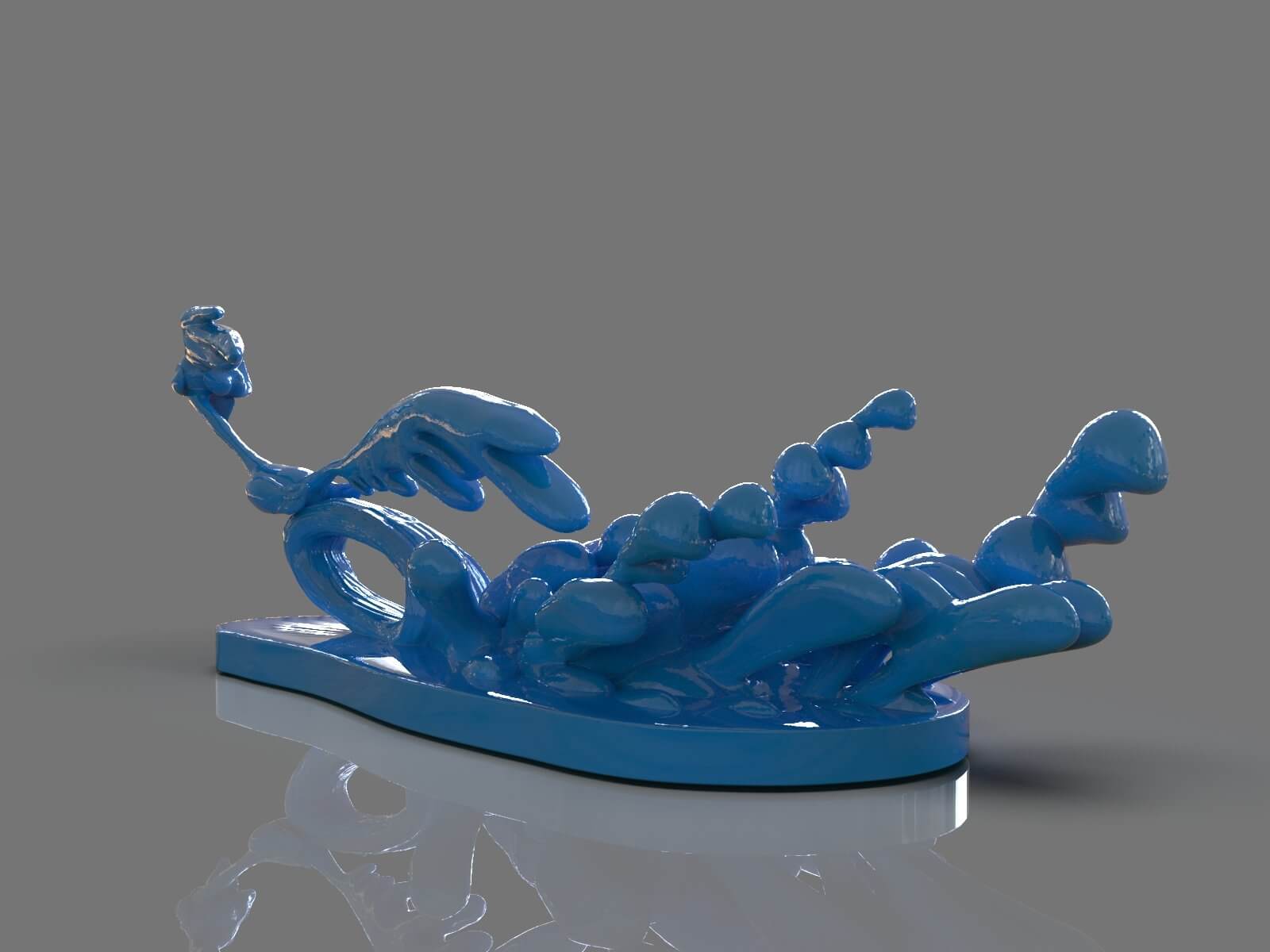 Road Runner Sculpture - 3D Print Model by PaburoVIII
