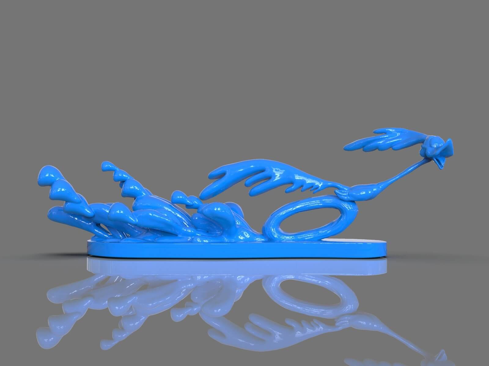 Road Runner Sculpture - 3D Print Model by PaburoVIII