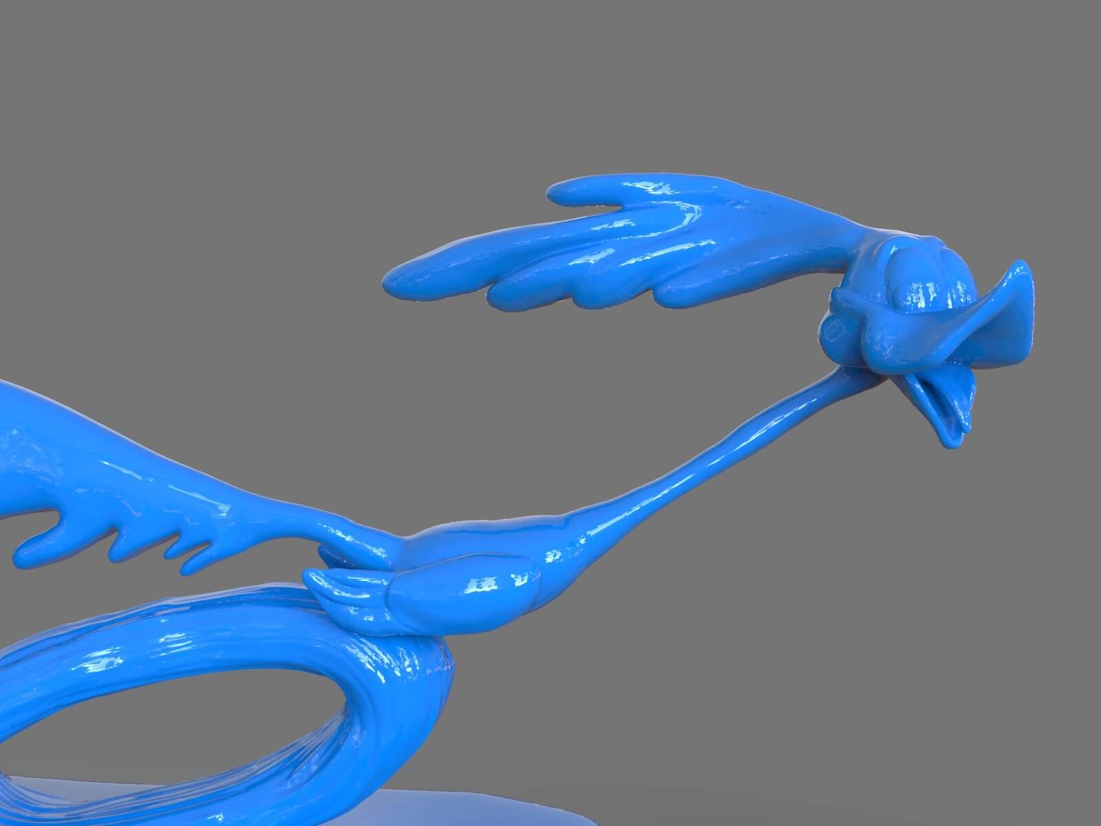 Road Runner Sculpture - 3D Print Model by PaburoVIII
