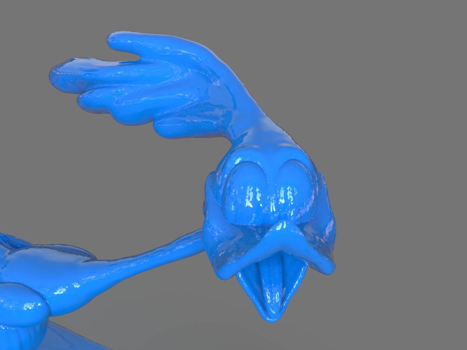 Road Runner Sculpture - 3D Print Model by PaburoVIII
