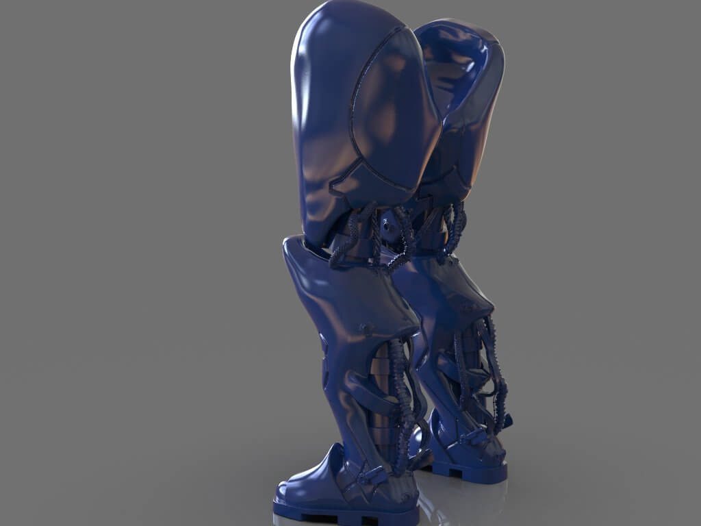 Robotic Legs - 3D Model by PaburoVIII