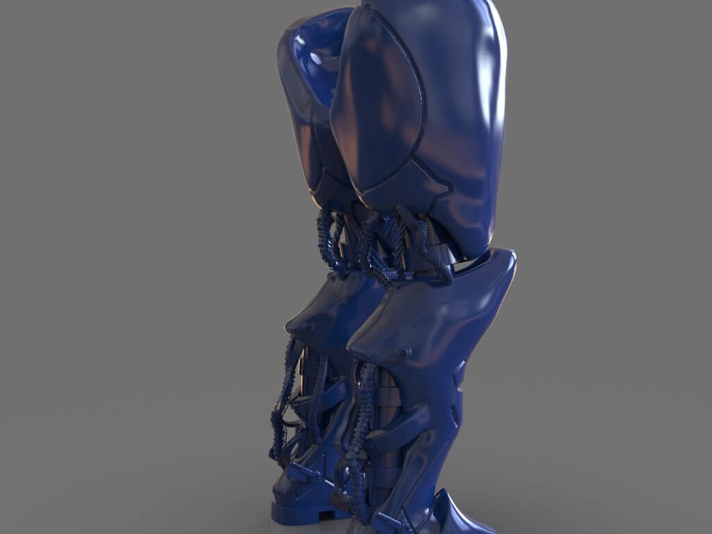 Robotic Legs - 3D Model by PaburoVIII