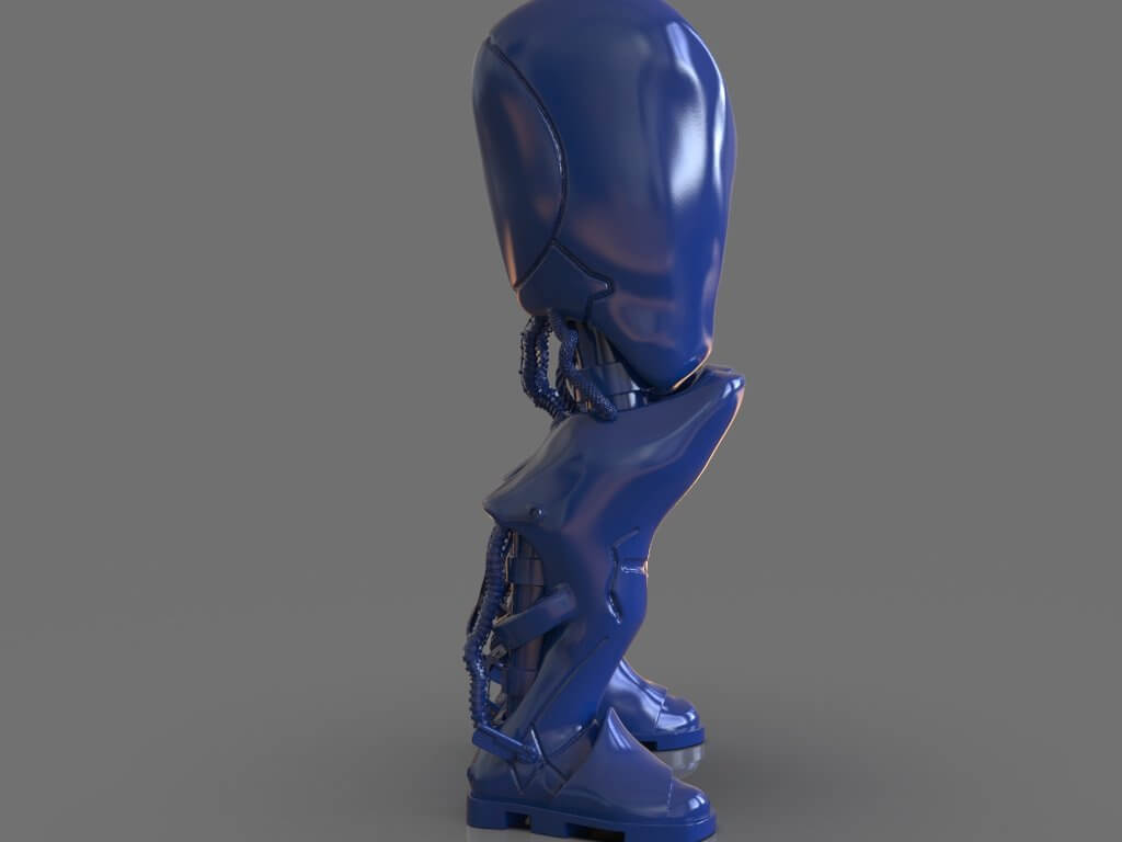Robotic Legs - 3D Model by PaburoVIII