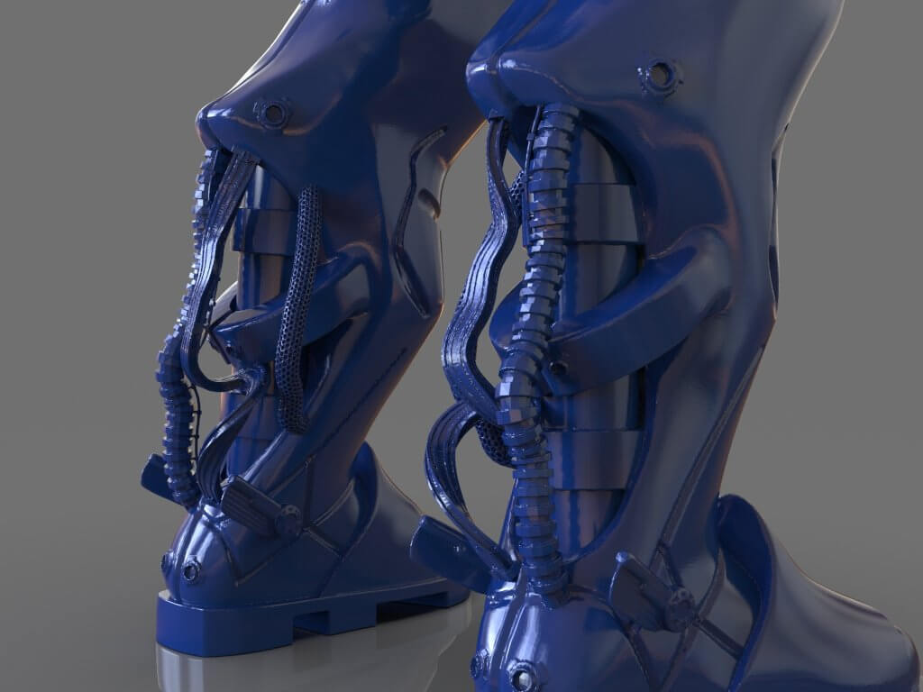 Robotic Legs - 3D Model by PaburoVIII