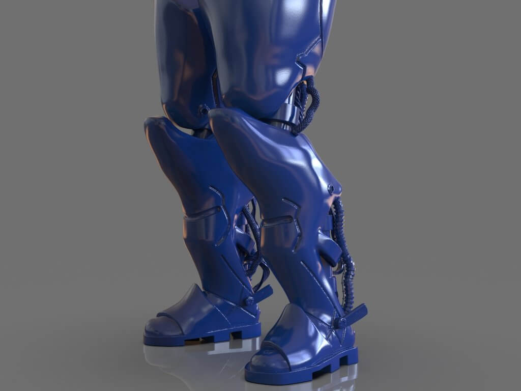 Robotic Legs - 3D Model by PaburoVIII