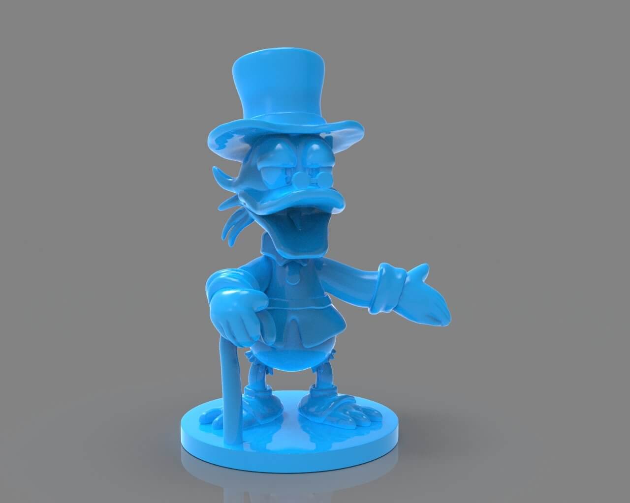 Scrooge McDuck - 3D Print Model by PaburoVIII
