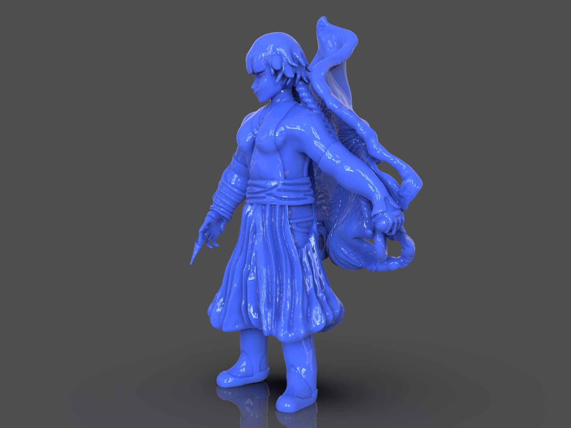 Soifon Anime Mini Figure - 3D Model by PaburoVIII