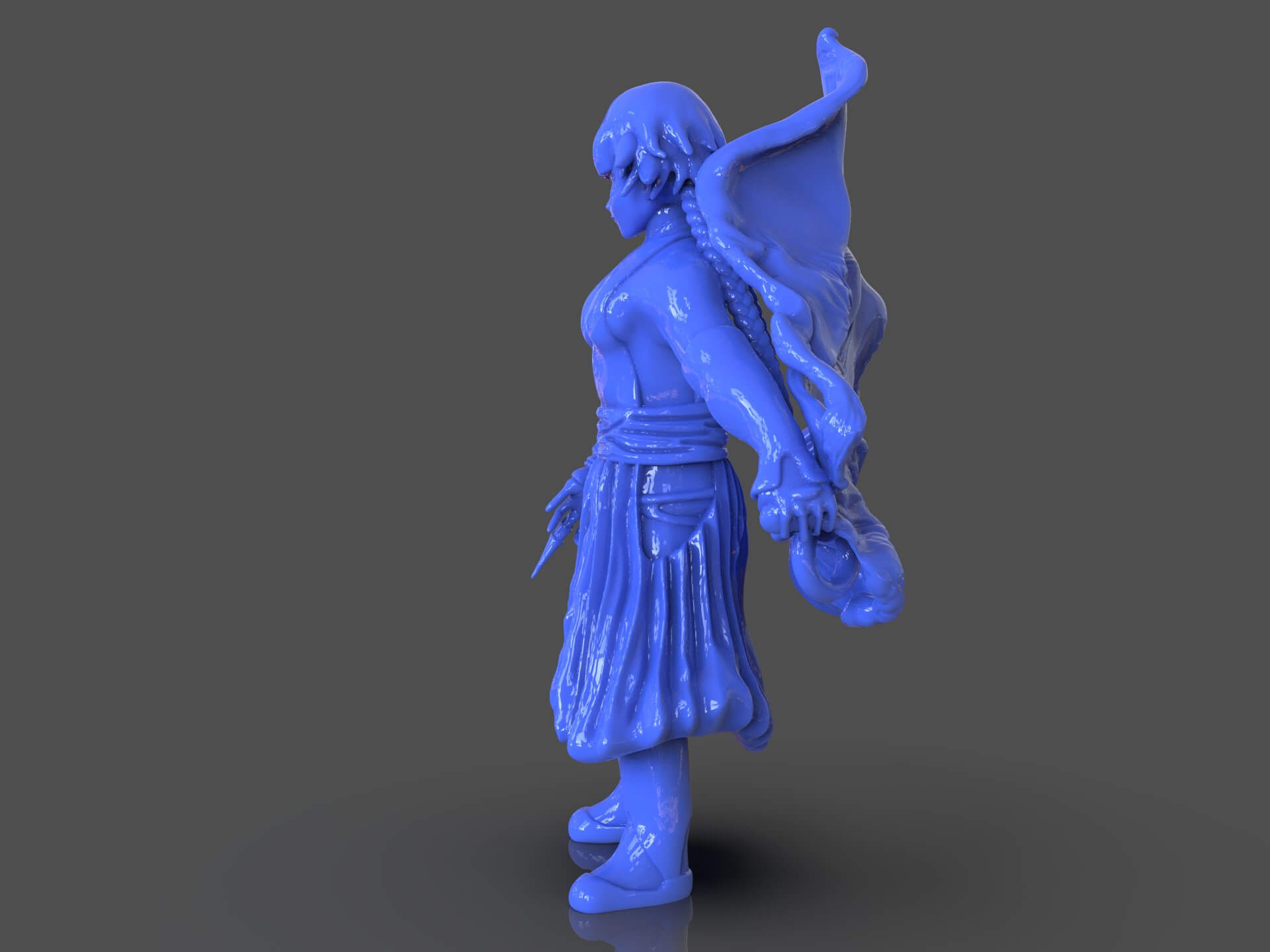 Soifon Anime Mini Figure - 3D Model by PaburoVIII