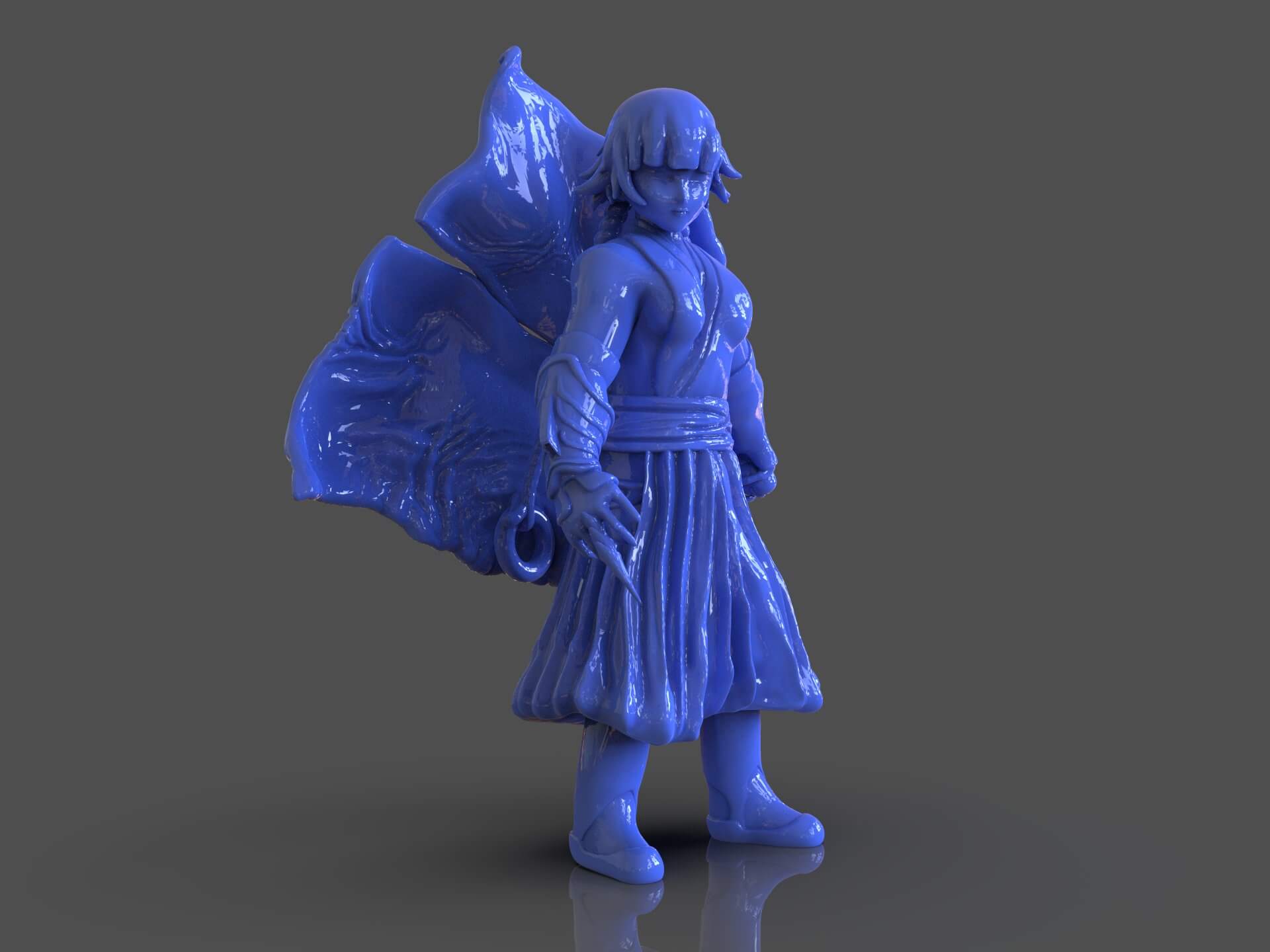 Soifon Anime Mini Figure - 3D Model by PaburoVIII