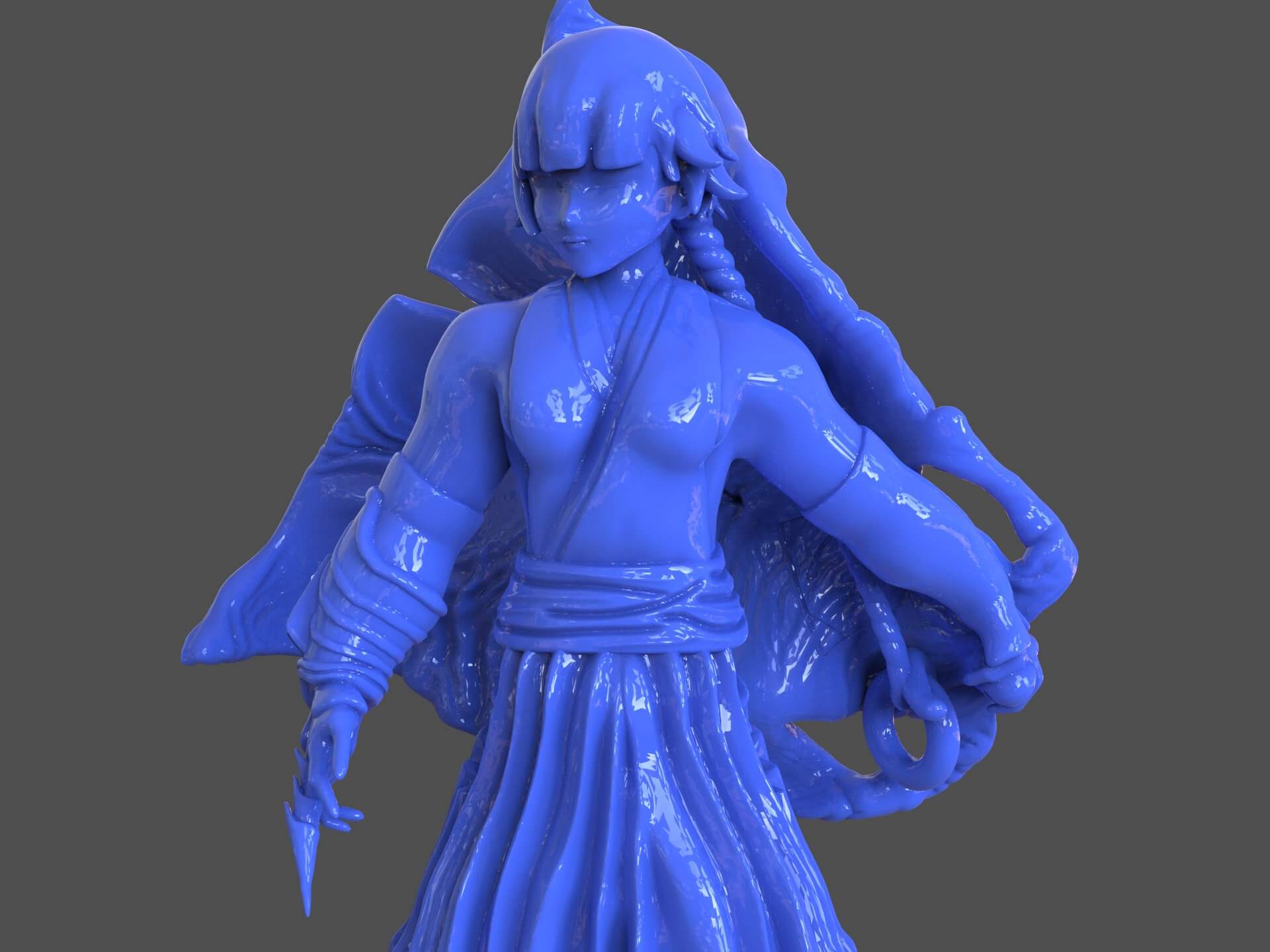 Soifon Anime Mini Figure - 3D Model by PaburoVIII