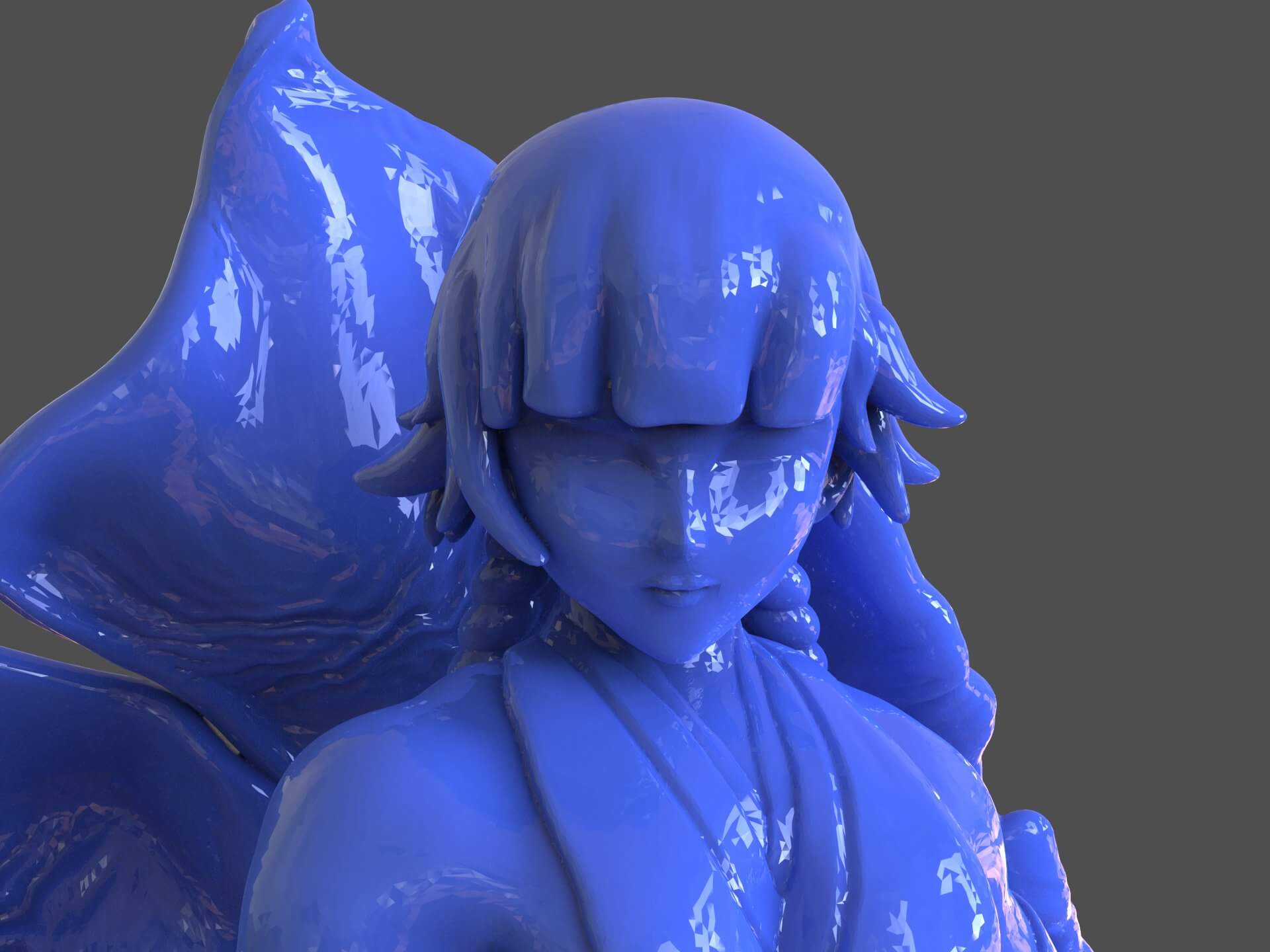 Soifon Anime Mini Figure - 3D Model by PaburoVIII